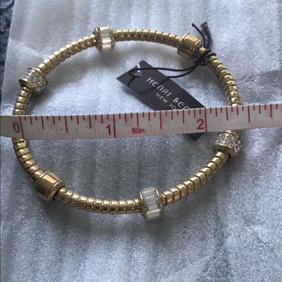 henri bendel | Jewelry | Henri Bendel Gold Tone Rondell Petite Bracelet ...